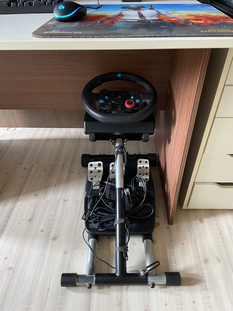 Logitech G29 set with Wheel Stand Pro, Video Gaming, Gaming Accessories ...