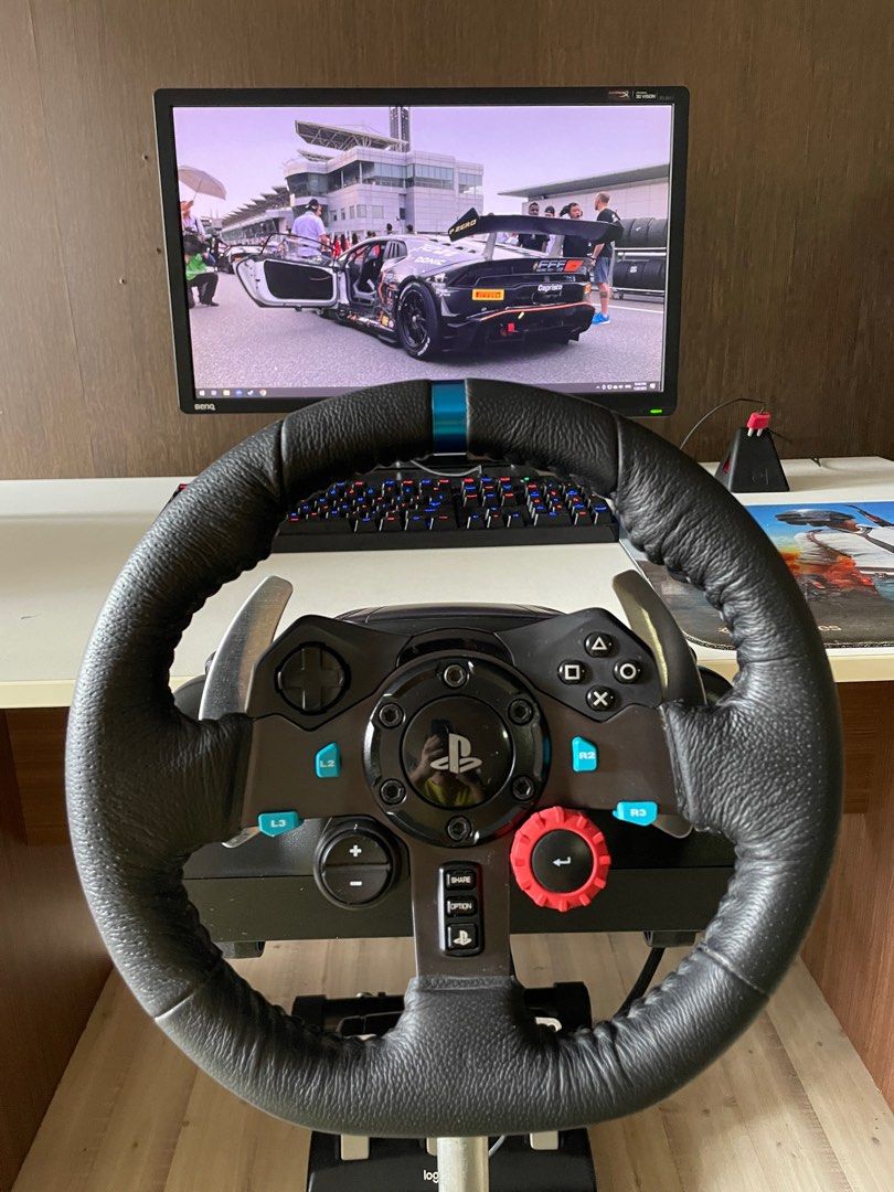 Logitech G29 set with Wheel Stand Pro, Video Gaming, Gaming Accessories ...