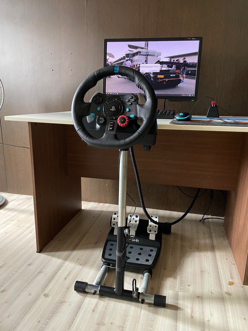 Logitech G29 set with Wheel Stand Pro, Video Gaming, Gaming Accessories ...