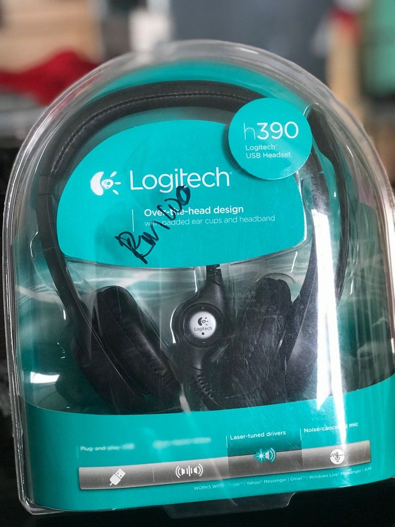 Logitech h390 Usb Headset new, Audio, Headphones & Headsets on Carousell