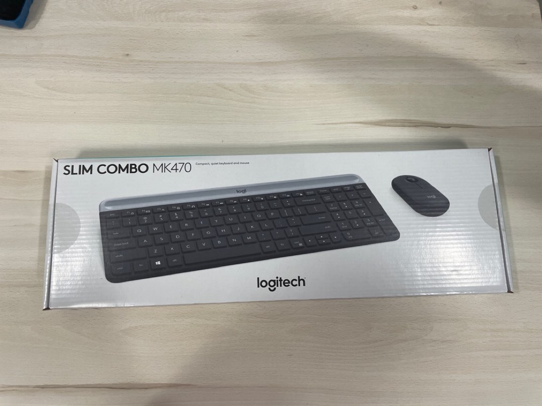 Logitech MK470 wireless keyboard and mouse, Computers & Tech, Parts ...