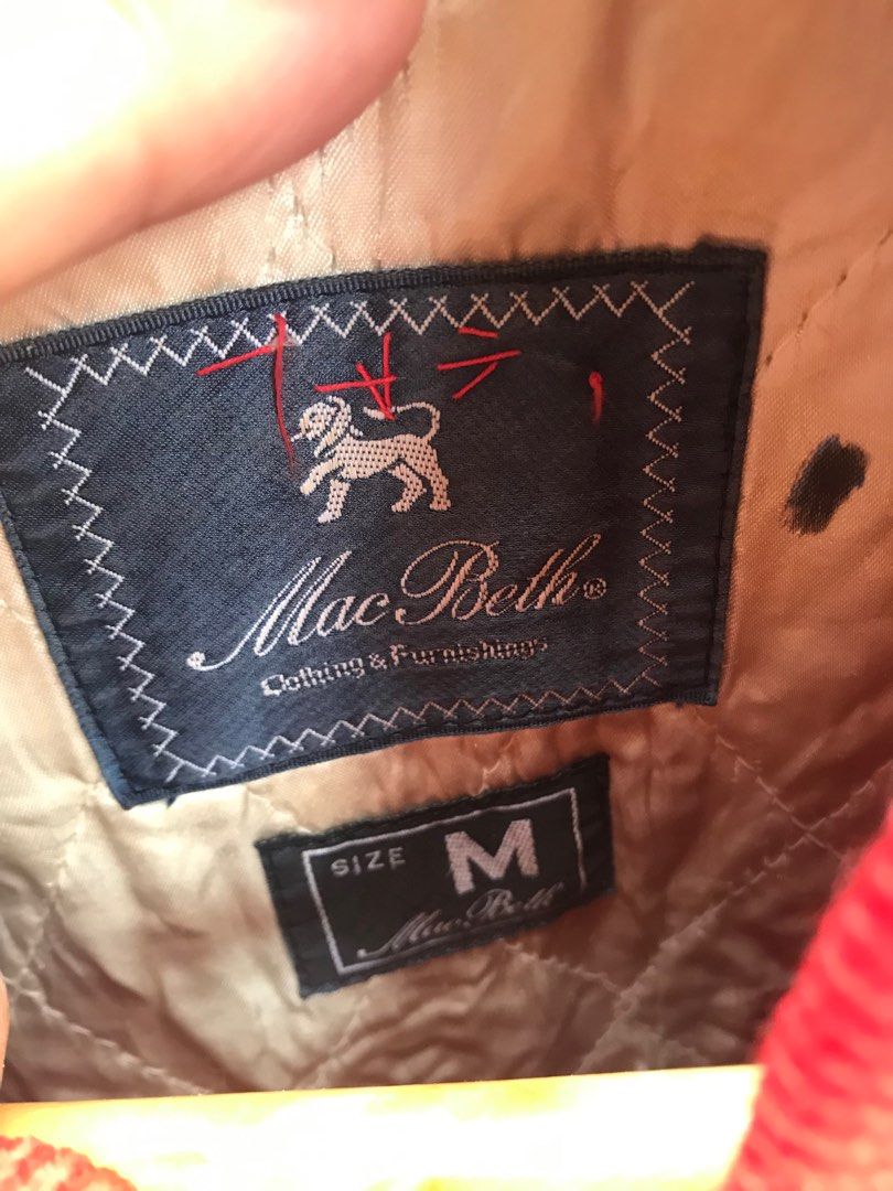 Macbeth Varsity Jacket, Men's Fashion, Coats, Jackets and Outerwear on ...