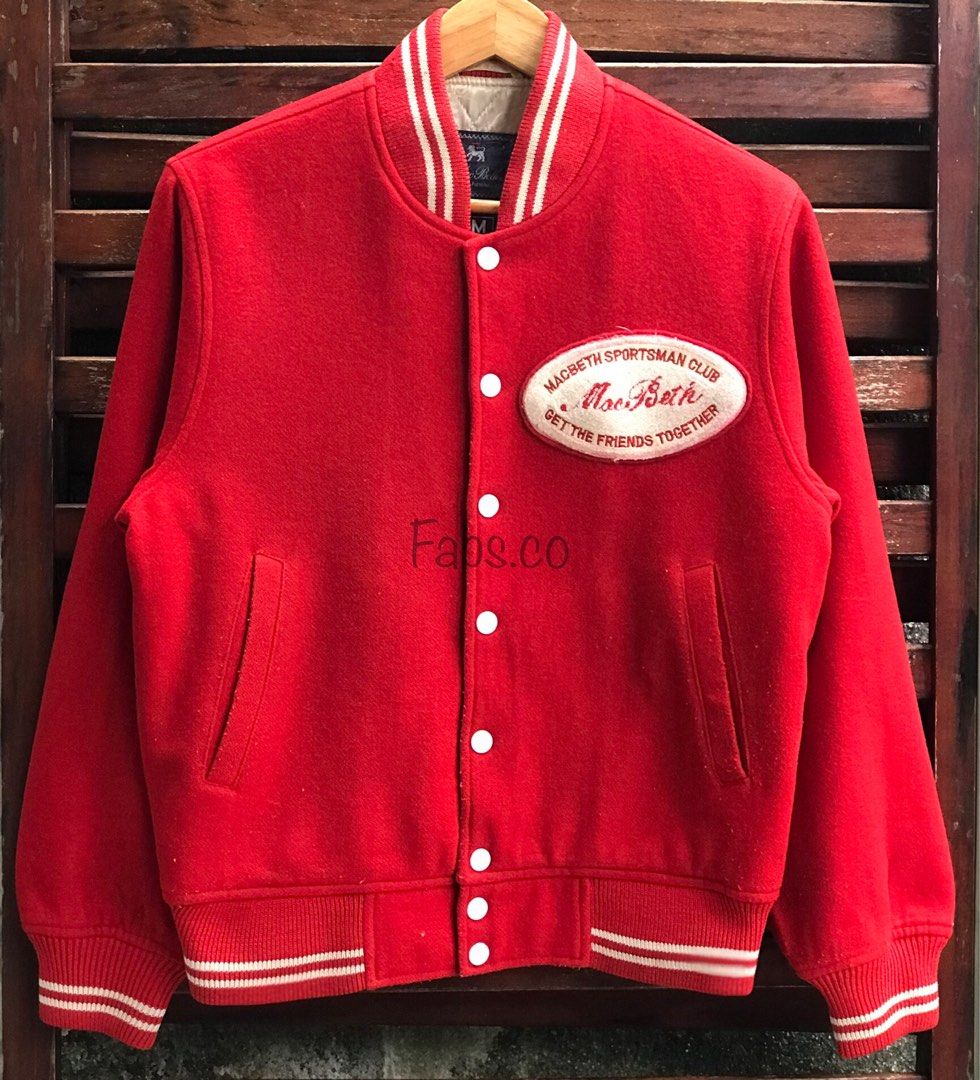 Macbeth Varsity Jacket, Men's Fashion, Coats, Jackets and Outerwear on ...