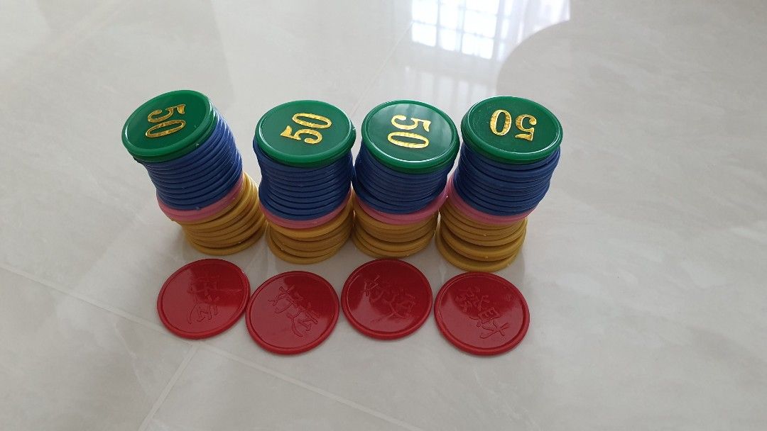 Mahjong Chips, Hobbies & Toys, Toys & Games on Carousell