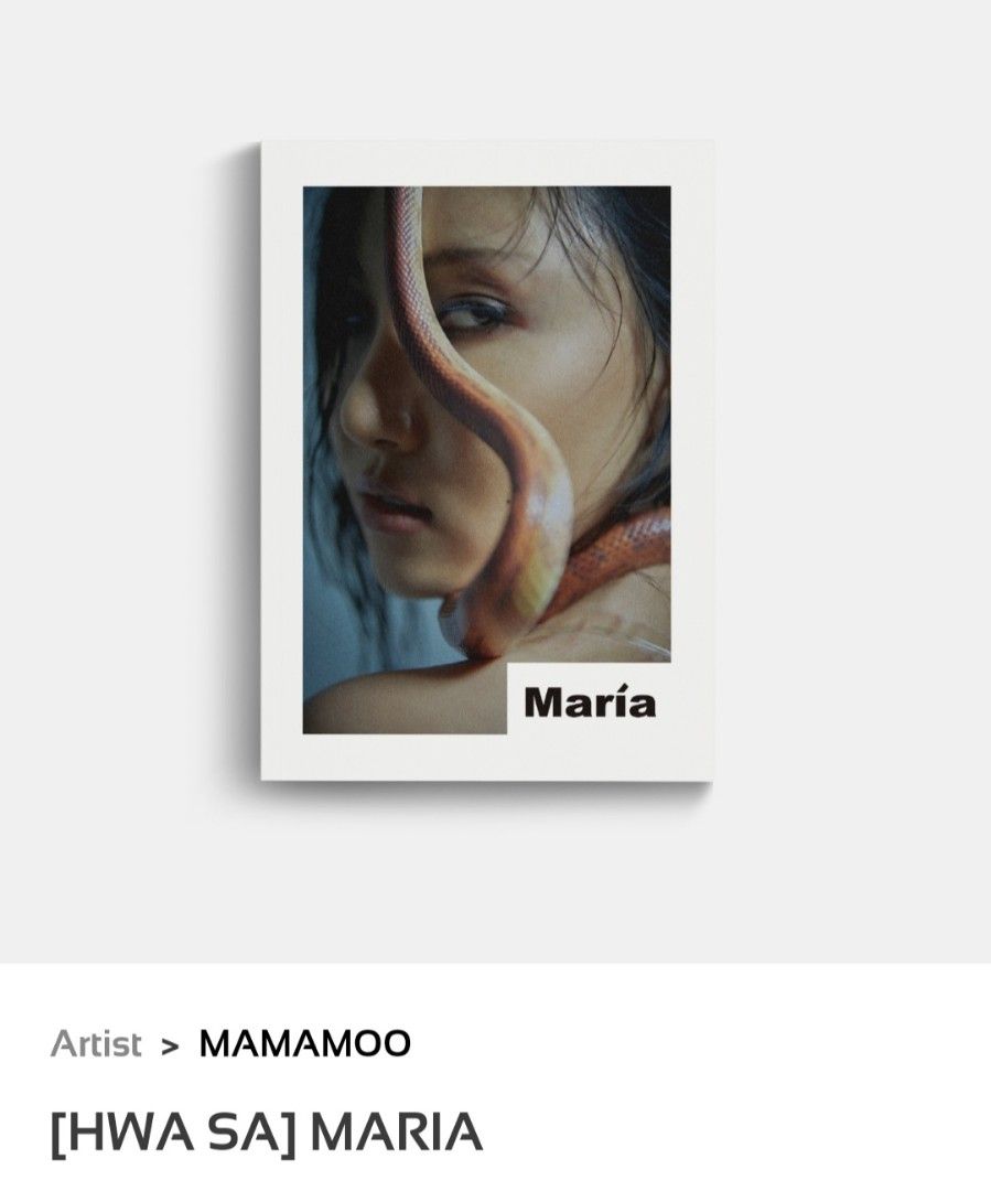 Mamamoo Hwasa Maria Album Everything Else Others On Carousell