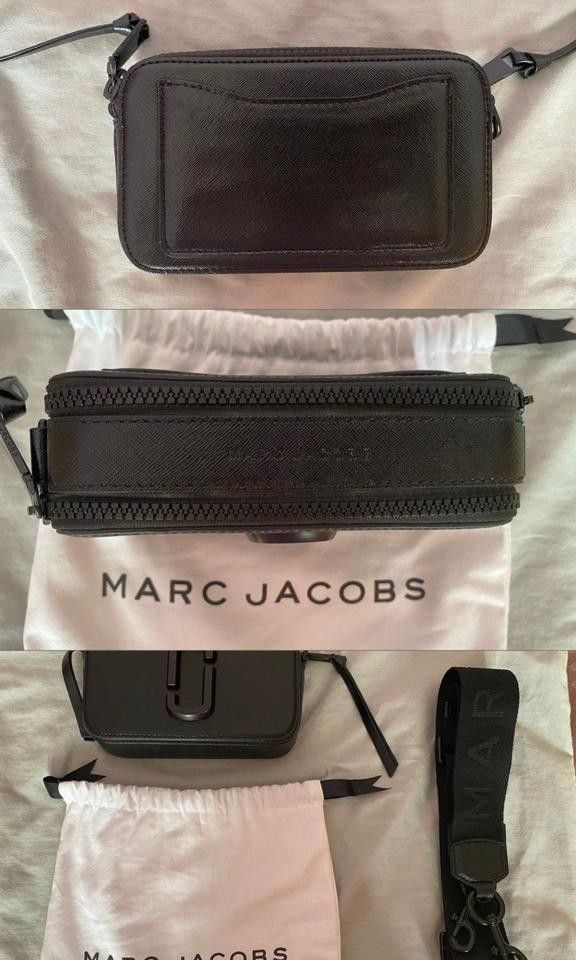 Marc Jacobs all black Snapshots ori, Barang Mewah, Tas & Dompet di ...