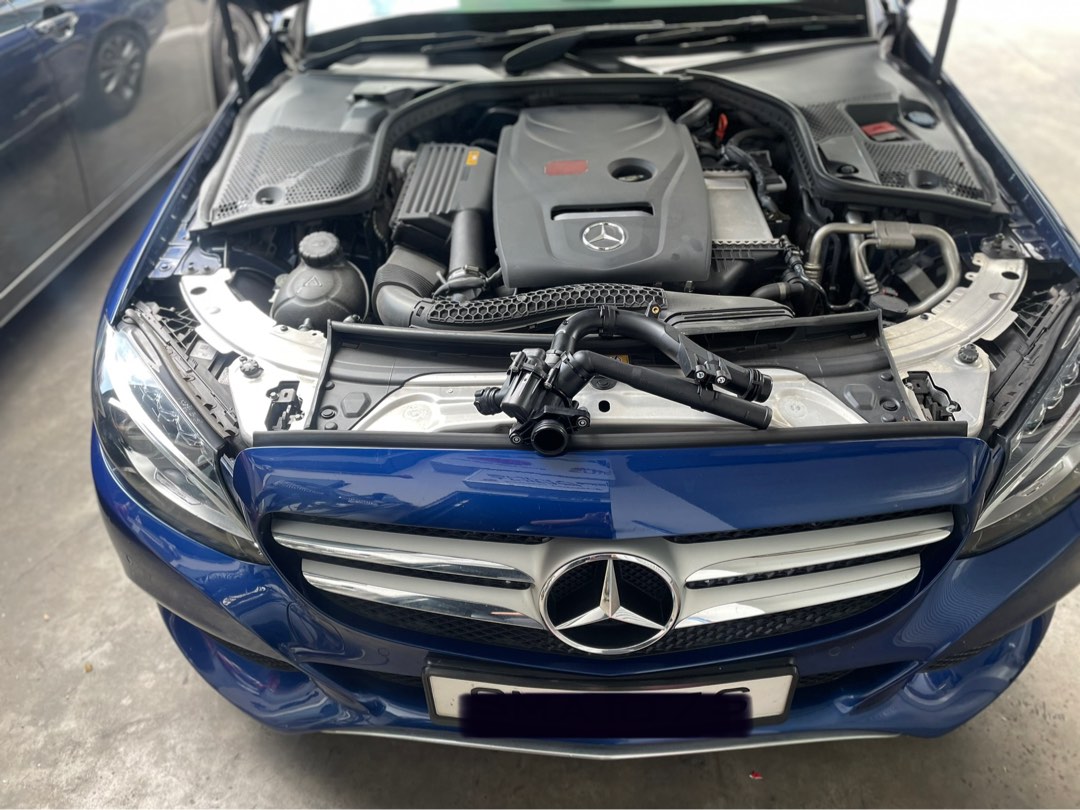 Mercedes W205 Coolant Leak, Car Accessories, Car Workshops & Services ...