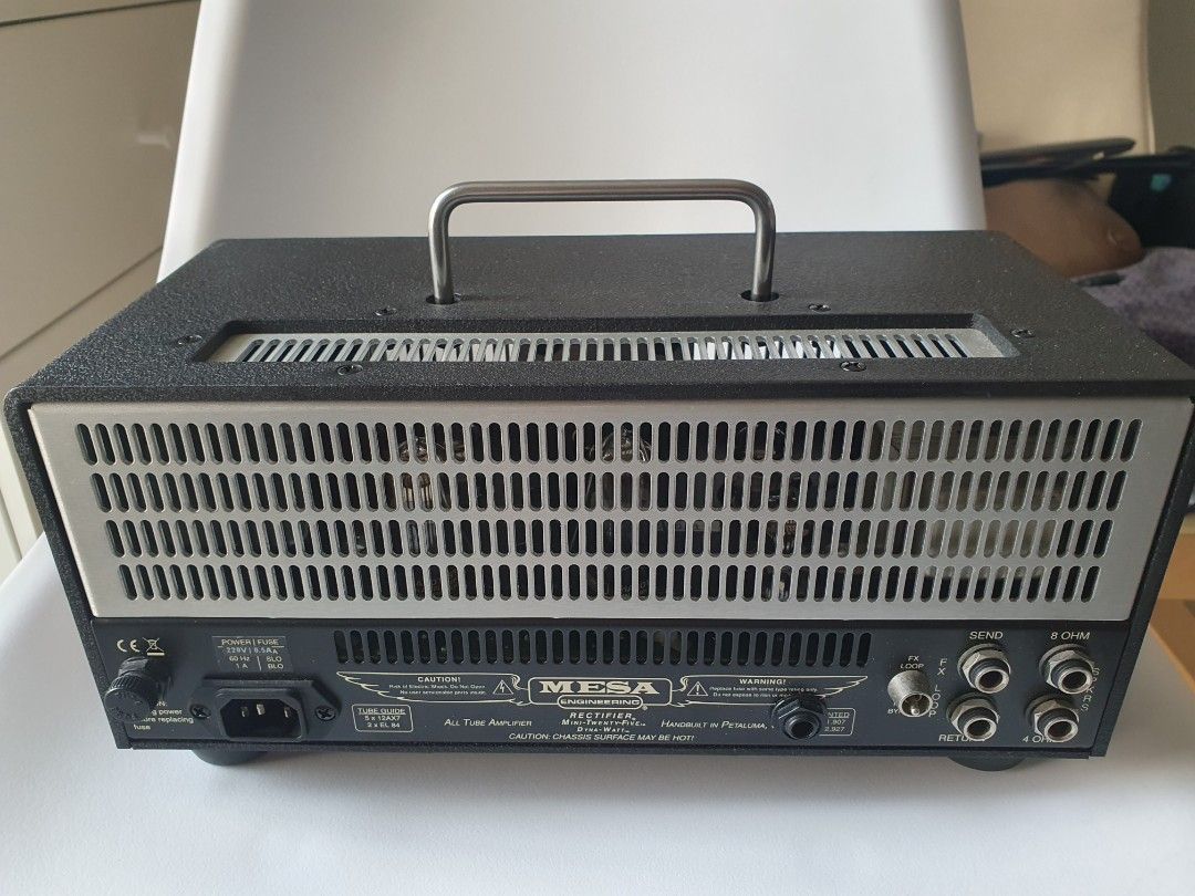 Mesa boogie mini rectifier 25watts tube head & trans-Atlantic 2x12 cab ...