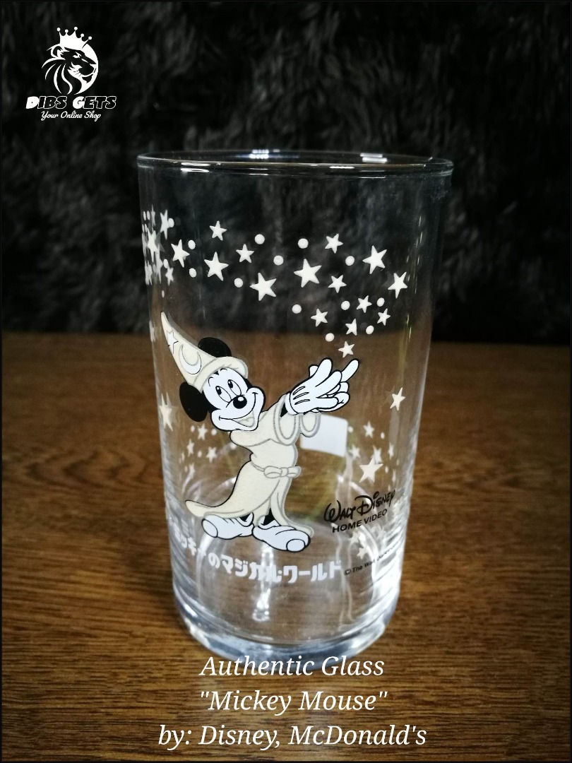 Mickey Mouse, Authentic Glass by: Disney, McDonald's, Hobbies & Toys ...