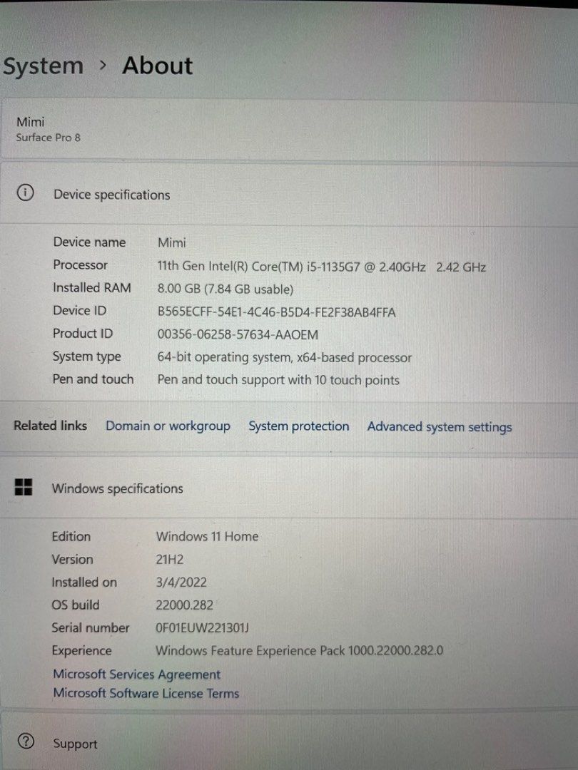 MICROSOFT SOFTWARE SURFACE PRO 8 128GB, Computers & Tech, Laptops ...