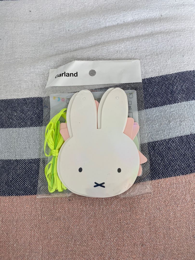 Miffy garland/ bunting , Hobbies & Toys, Stationery & Craft, Other Stationery & Craft on Carousell