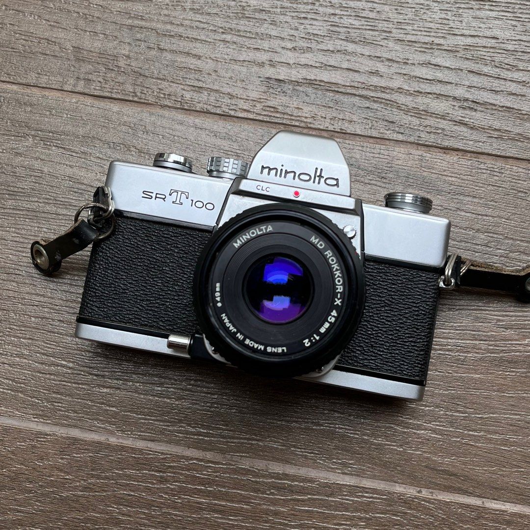 Minolta SRT 100 SLR with 45mm f/2.0 lens [35mm Film Camera ...