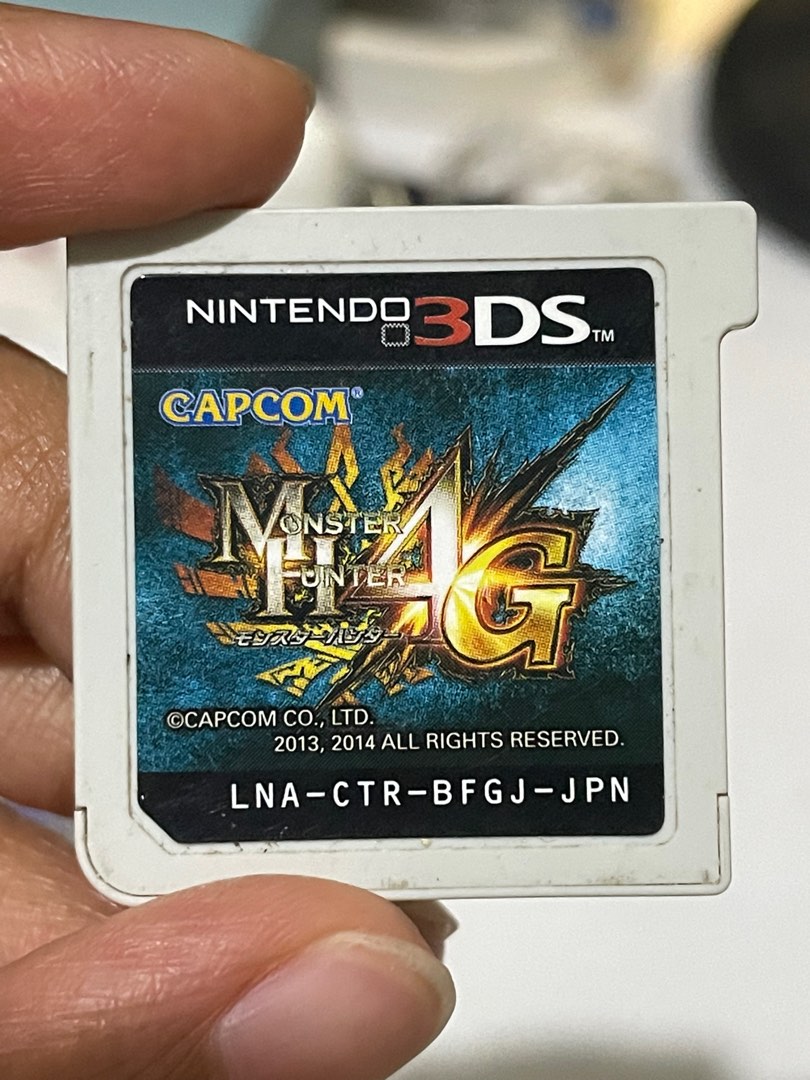 Monster Hunter 4G Cartridge - Nintendo 3DS Game, Video Gaming, Video ...