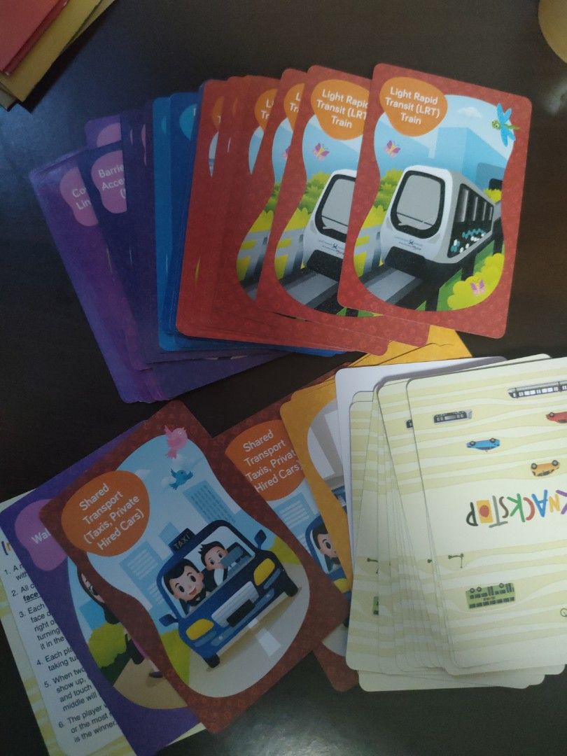 MRT Card game collectible, Hobbies & Toys, Toys & Games on Carousell
