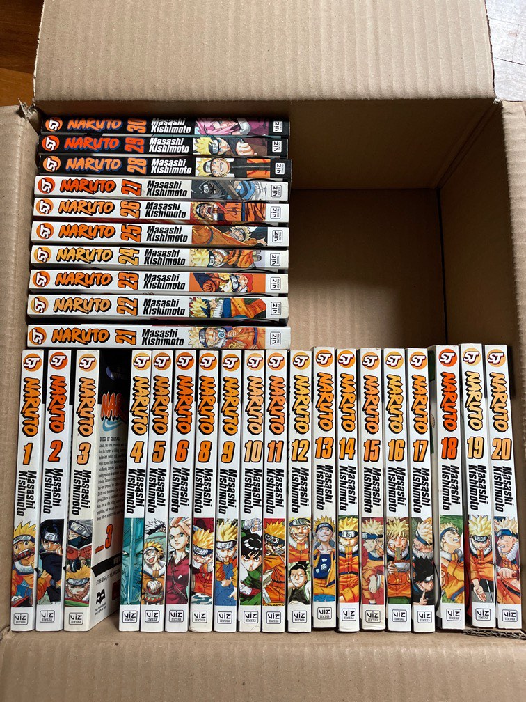 Naruto Viz manga (English) volume 1-50 (excluding 7), Hobbies & Toys, Books & Magazines, Comics ...