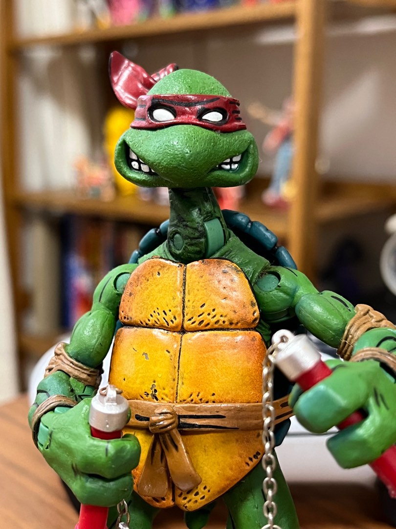 NECA TMNT Michael Angelo Teenage Mutant Ninja Turtles loose, Hobbies ...
