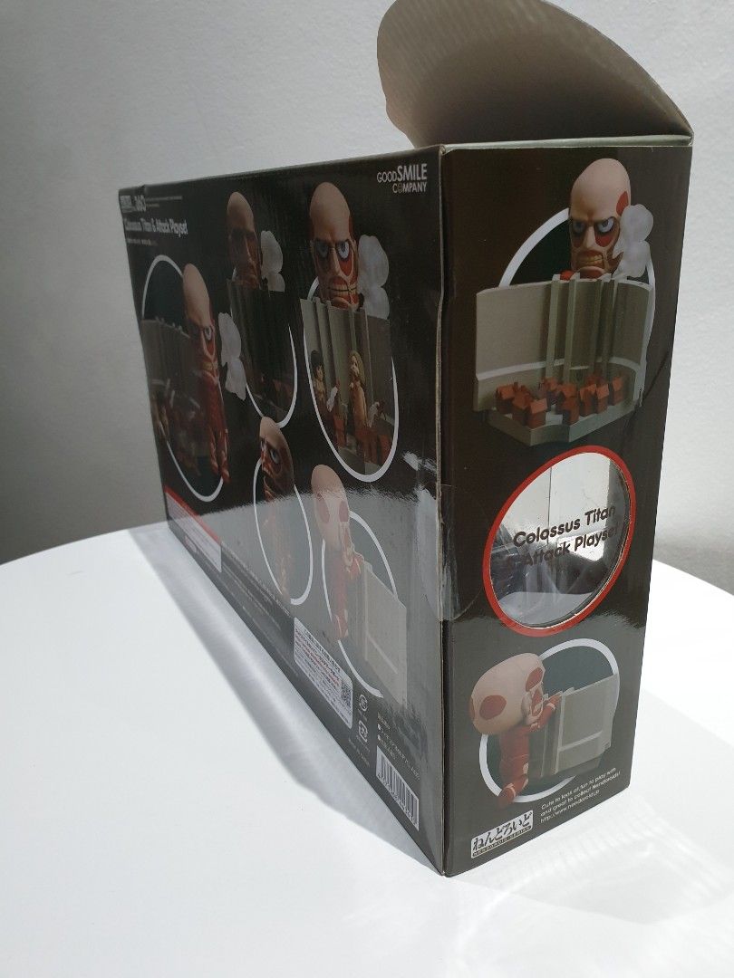 Nendoroid 360, Attack on Titan, Colossus Titan and Attack Playset ...