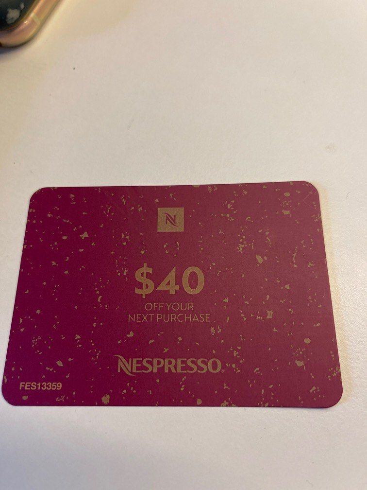 Nespresso $40 Voucher, Food & Drinks, Beverages on Carousell