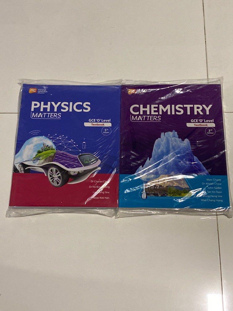 *NEW* GCE ‘O’ Level Physics+Chemistry Matters Textbook 3rd Edition ...