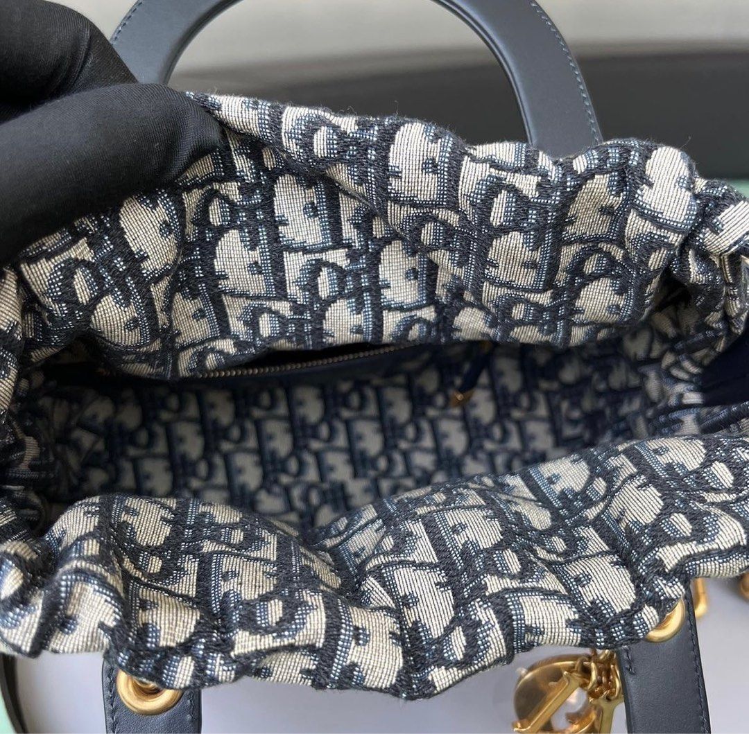NEW Lady Dior Wicker Bag Medium Rattan, Luxury, Bags & Wallets on Carousell