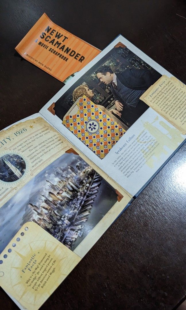 Newt Scamander Fantastic Beasts Movie Scrapbook, Hobbies & Toys, Books ...