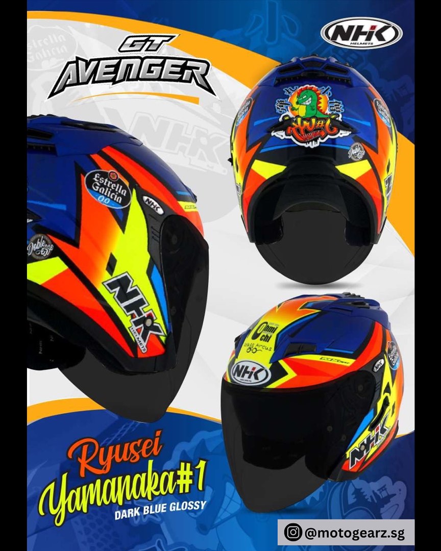 NHK - RYUSEI YAMANAKA, Motorcycles, Motorcycle Accessories on Carousell