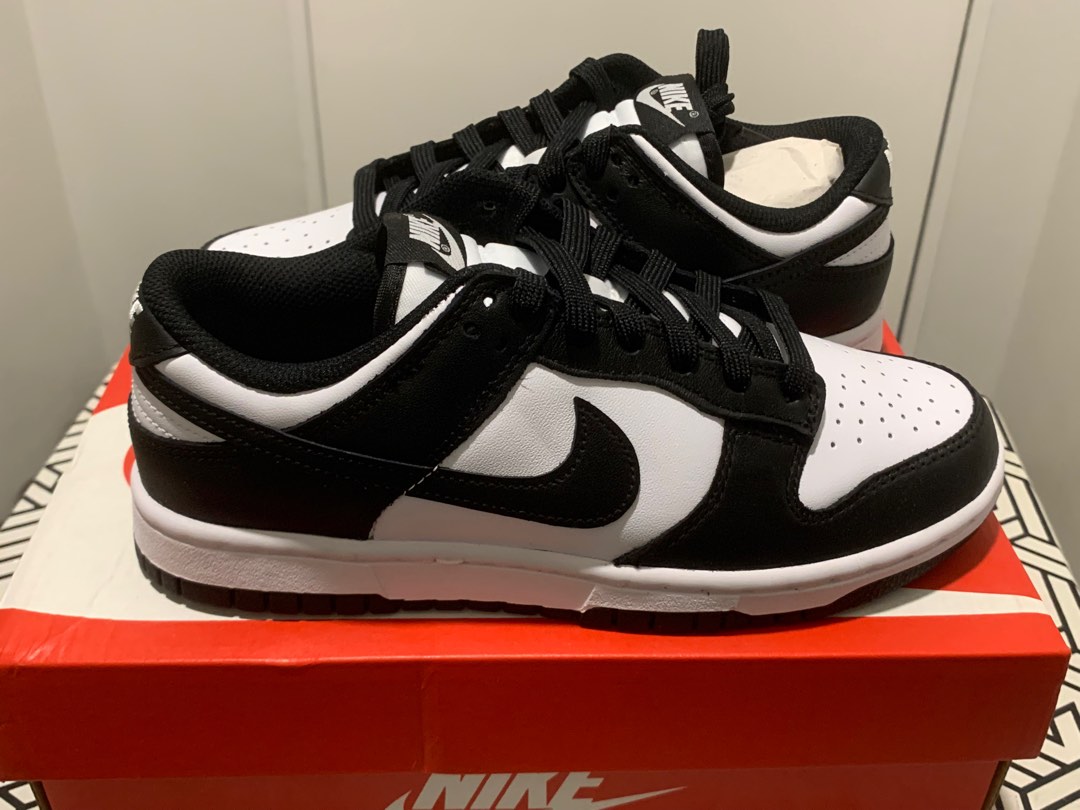 Nike Dunk Low Panda 7w, Women's Fashion, Footwear, Sneakers on Carousell