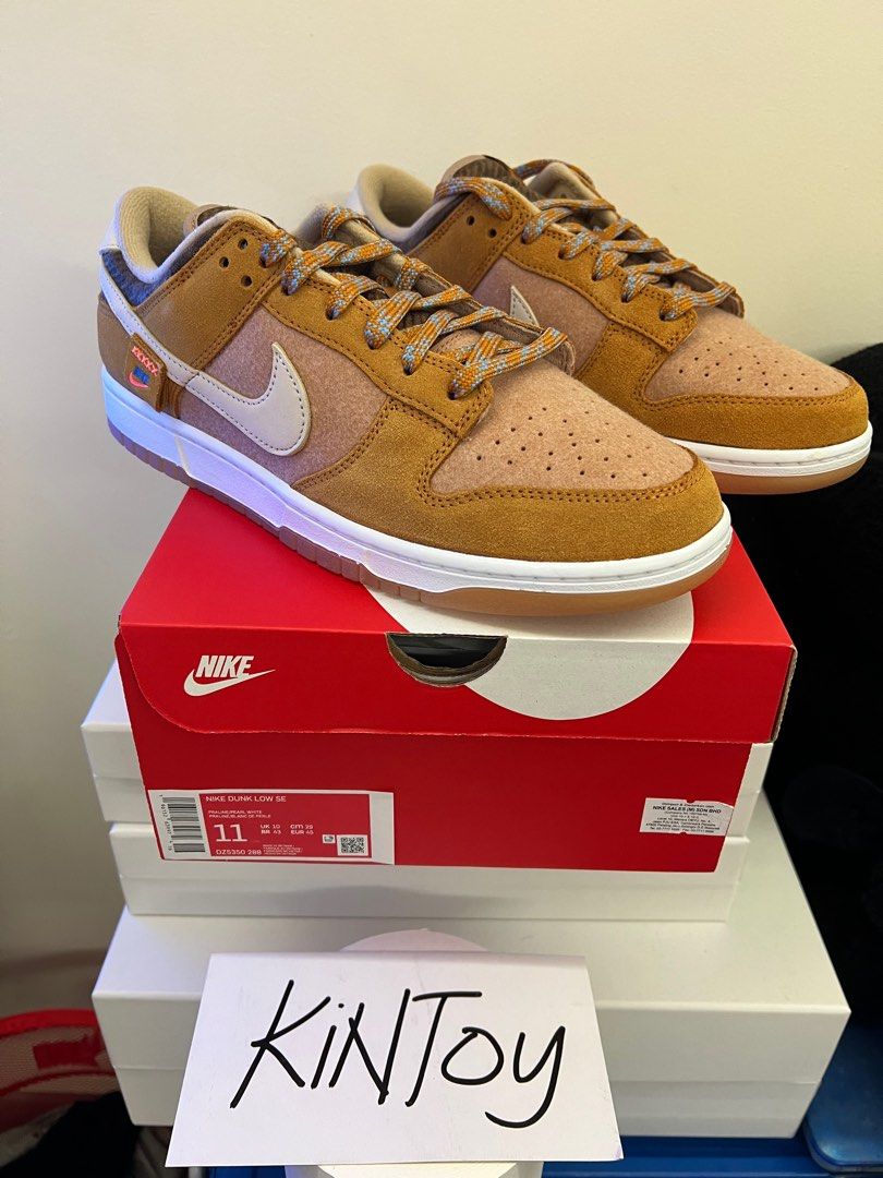 Nike Dunk Low Teddy Bear, Men's Fashion, Footwear, Sneakers on Carousell