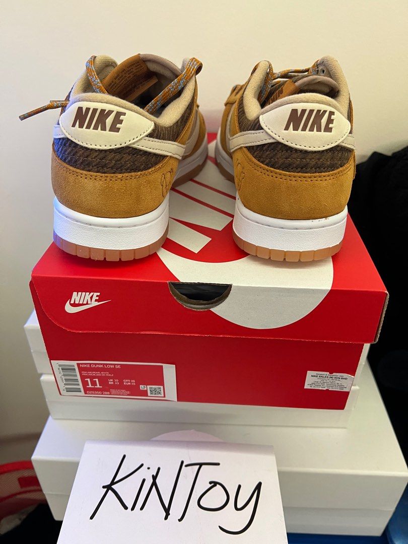 Nike Dunk Low Teddy Bear, Men's Fashion, Footwear, Sneakers on Carousell