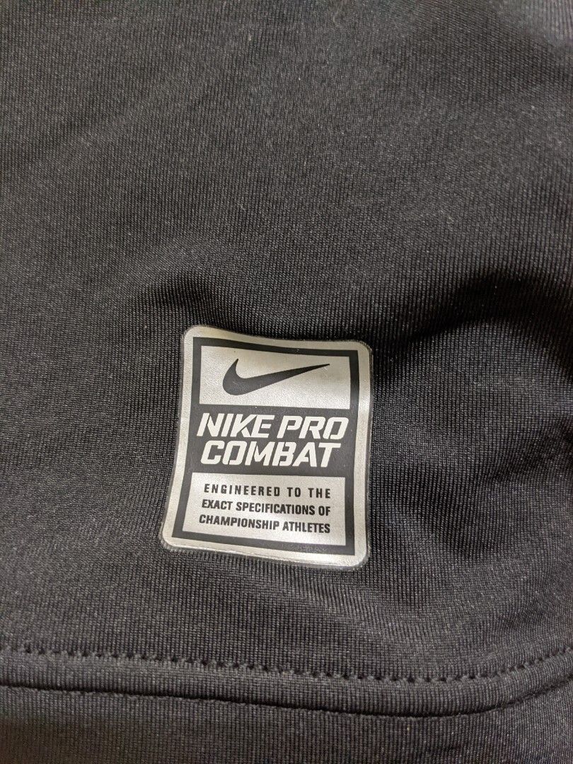 Nike Pro Combat Dri-Fit Compression Shirt, Men's Fashion, Activewear on ...