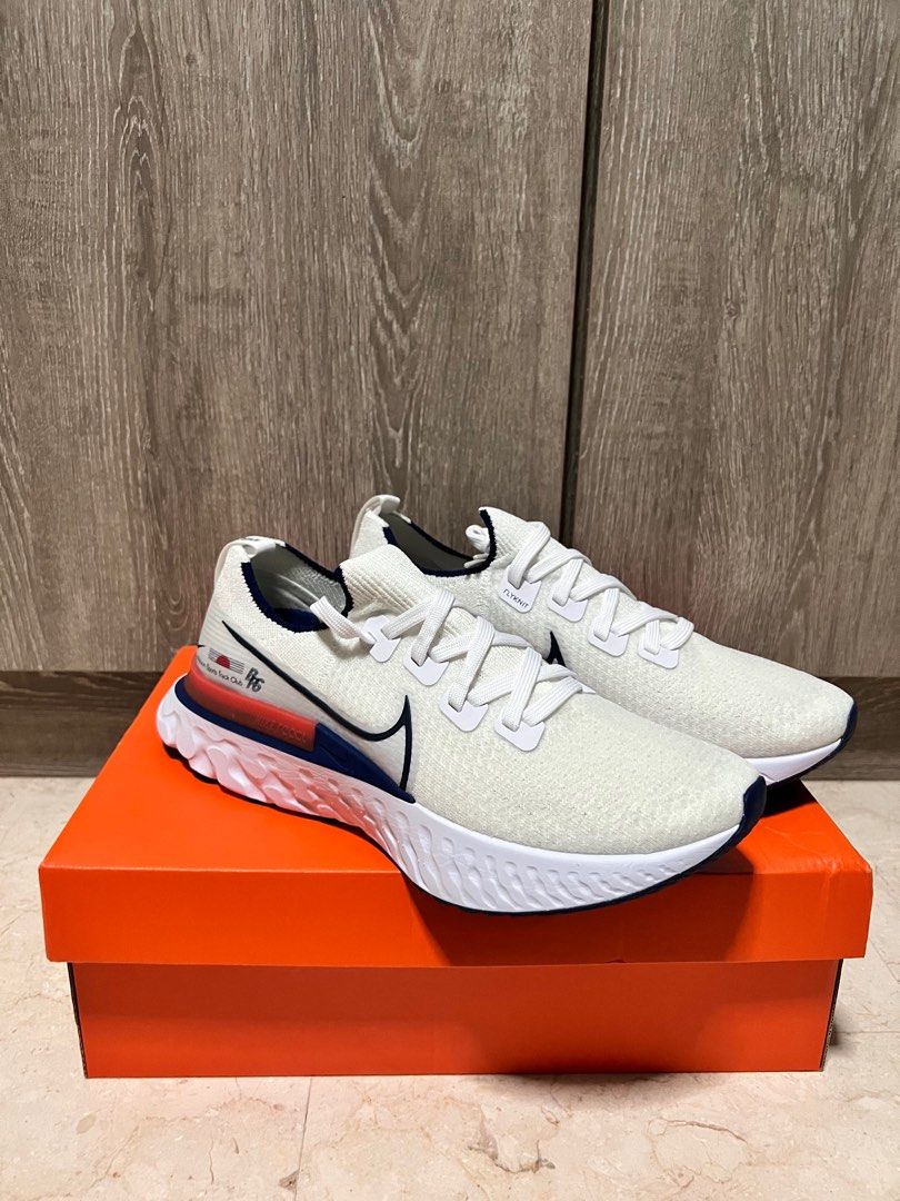 Nike react infinity run flyknit x blue ribbon running shoe trainer ...