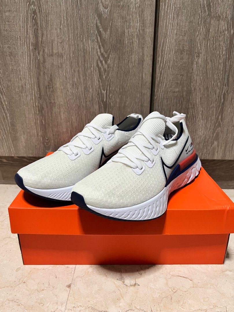 Nike react infinity run flyknit x blue ribbon running shoe trainer ...