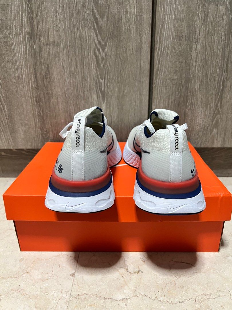 Nike react infinity run flyknit x blue ribbon running shoe trainer ...