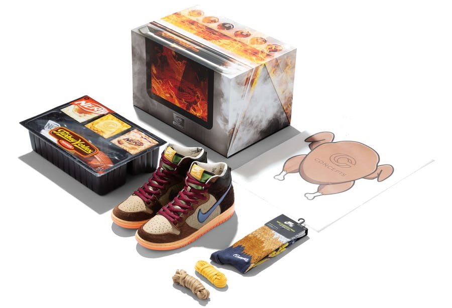 Nike SB Dunk High x Concepts TurDUNKen Special Box, Men's Fashion ...
