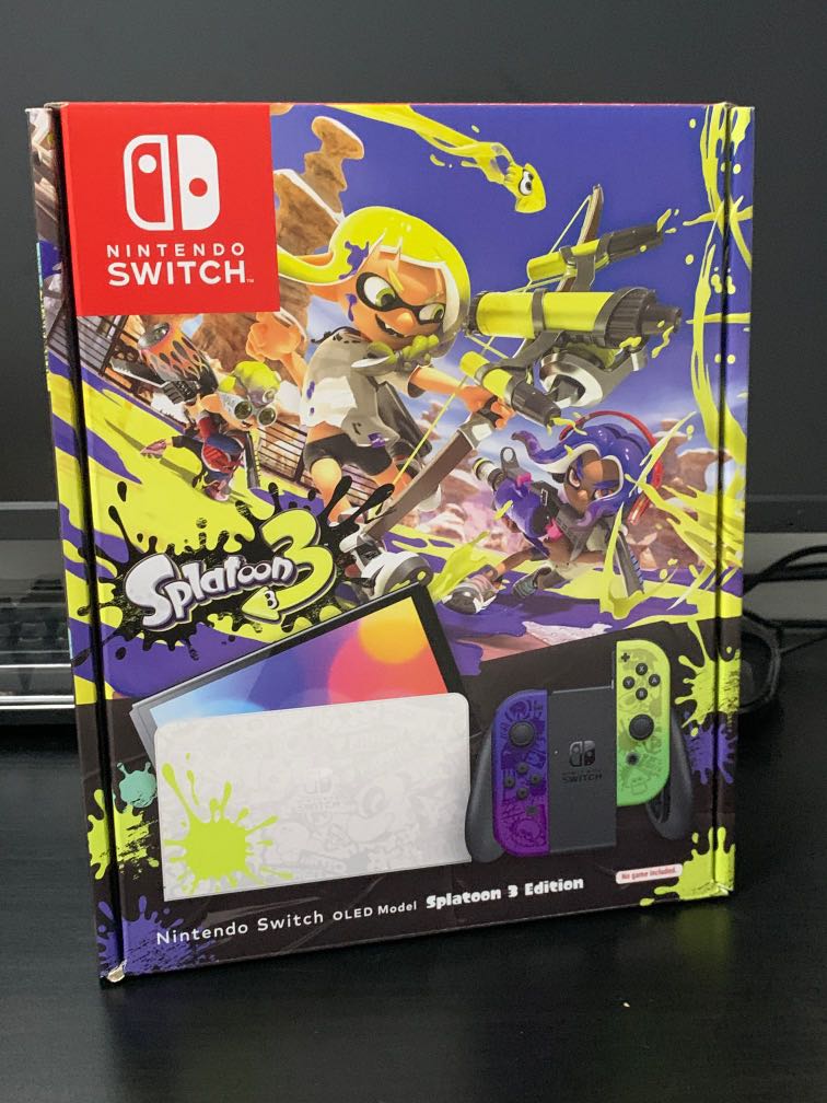 Nintendo switch Oled splatoon, Video Gaming, Video Games, Nintendo on ...