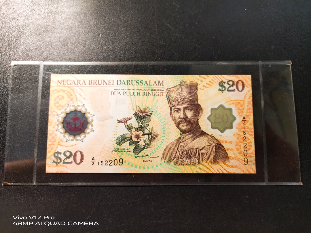 NOS-unused Brunei $20 Commemorative Note, Hobbies & Toys, Memorabilia ...