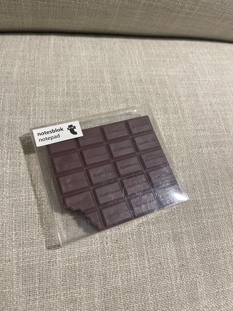 Notepad; chocolate block design; new, Hobbies & Toys, Stationery ...