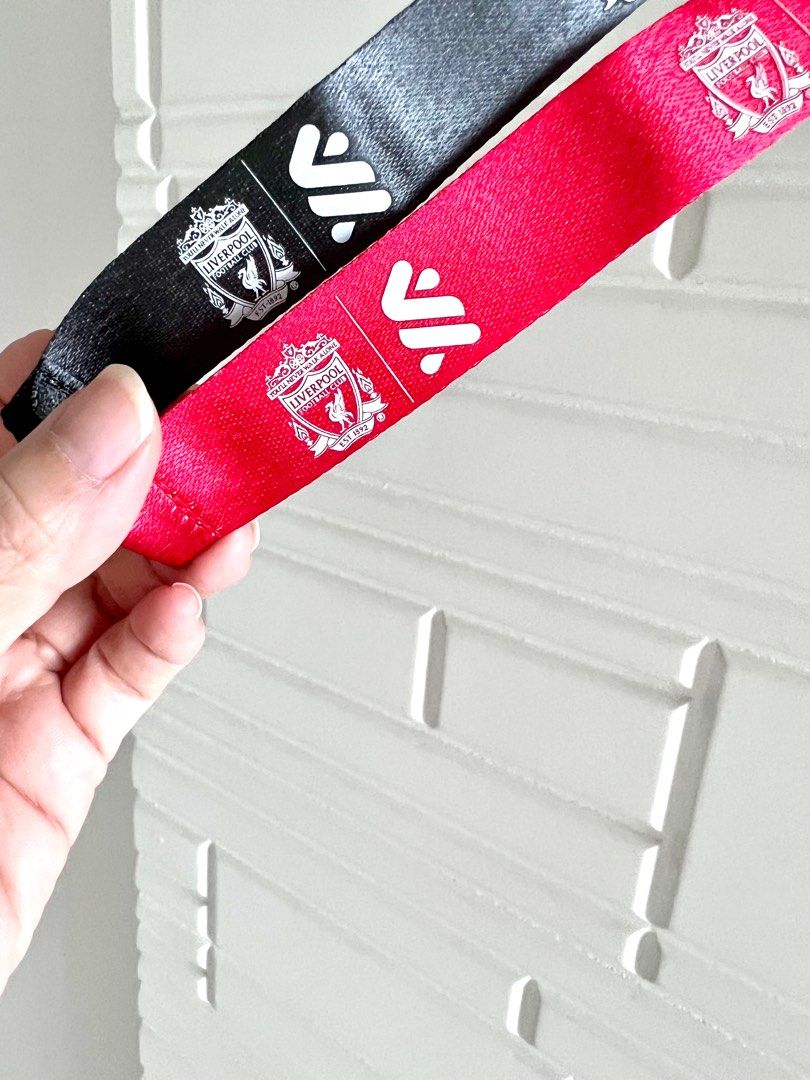 Official Liverpool Football Club LFC Standard Chartered Bank Lanyard ...