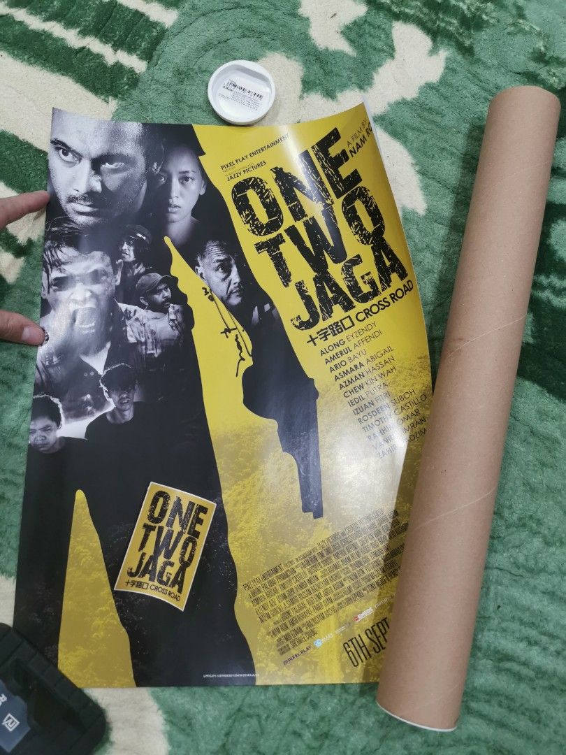 Official Merchandise Poster Filem Movie One Two Jaga Cross Road ...