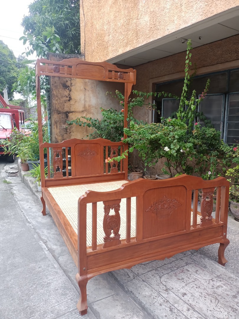 Old Narra Foster Bed, Furniture & Home Living, Furniture, Bed Frames ...