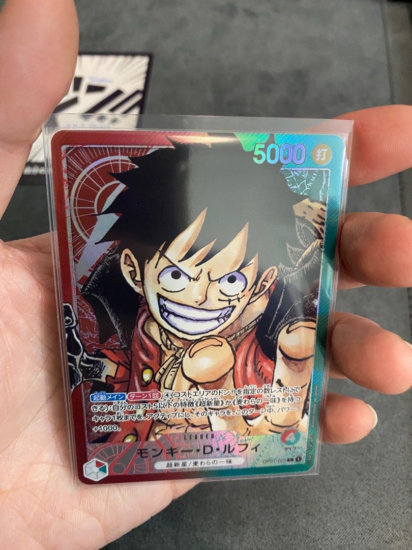 One Piece TCG Luffy (Leader AA), Hobbies & Toys, Toys & Games on Carousell