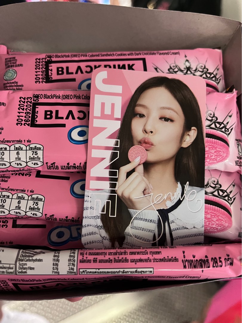 OREO X BLACKPINK Jennie 02 photocard, Hobbies & Toys, Memorabilia ...
