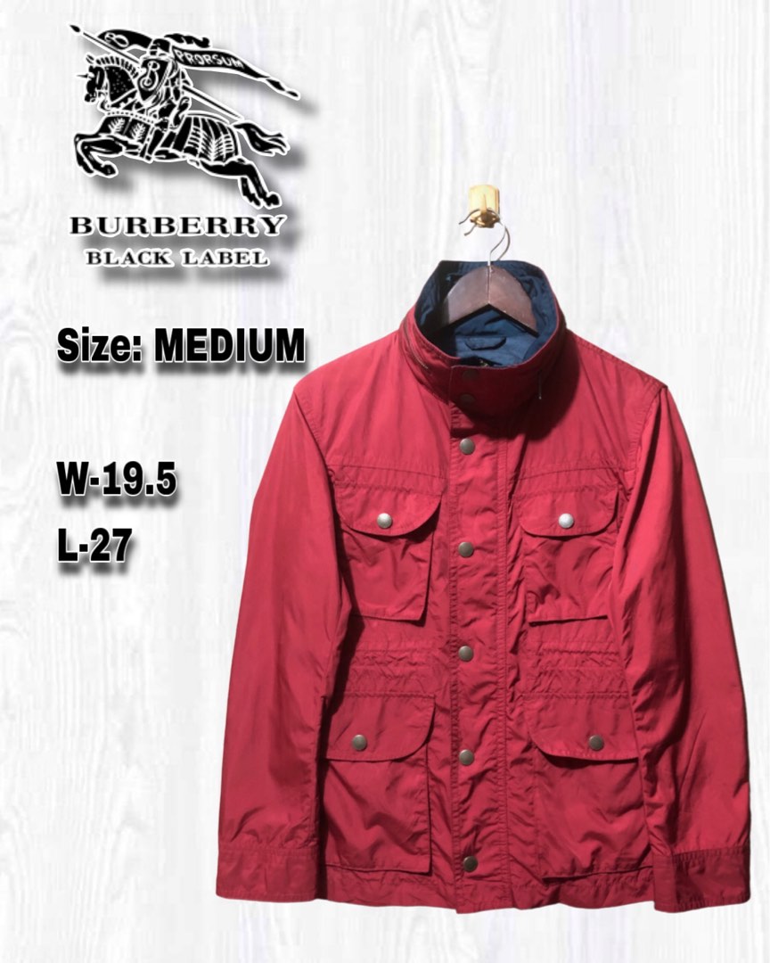 Original BURBERRY Black Label Parka With Packable Hood, Women's Fashion ...