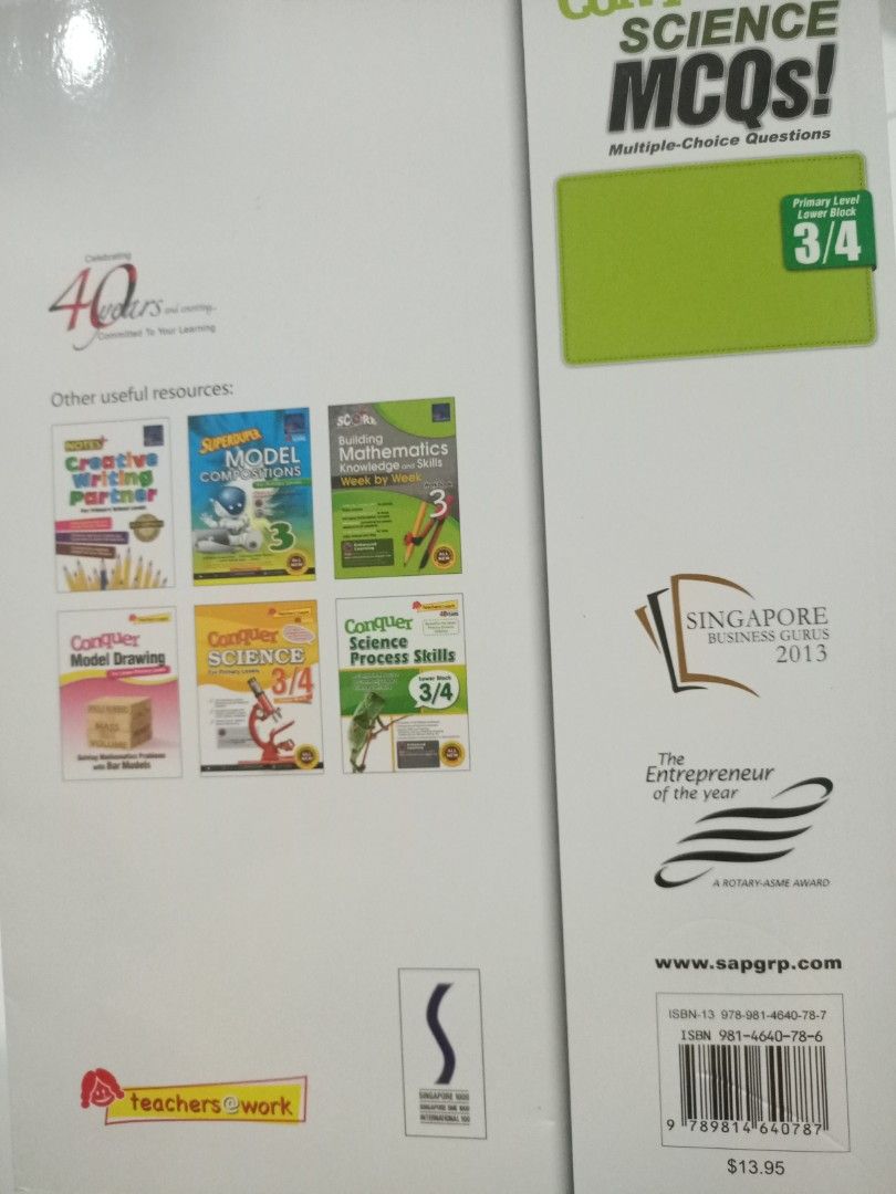 P3/p4 conquer science, Hobbies & Toys, Books & Magazines, Assessment ...