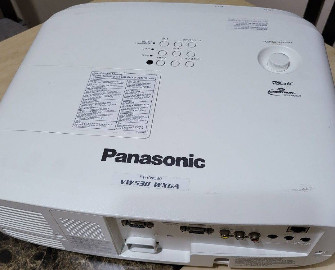 panasonic vw530 wxga projector, TV & Home Appliances, TV ...