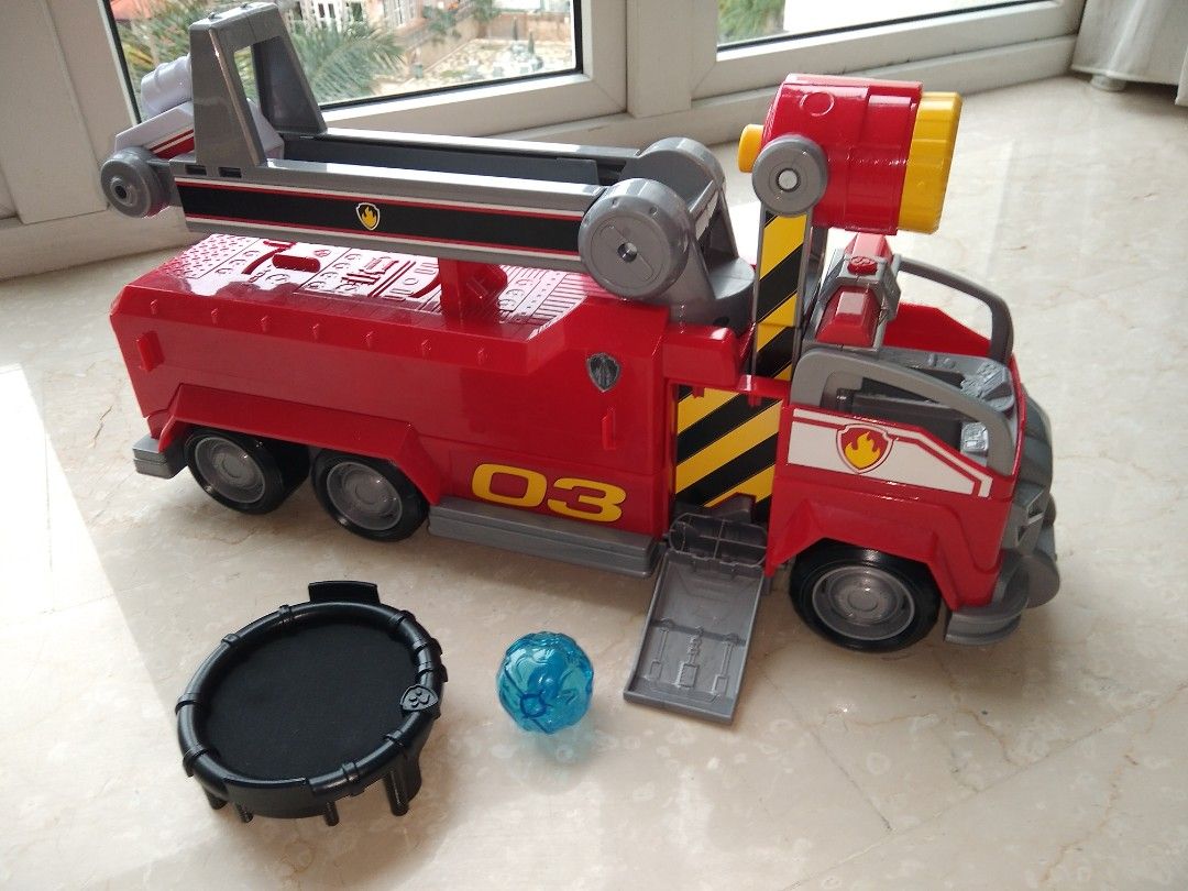 Paw Patrol fire engine, Hobbies & Toys, Toys & Games on Carousell