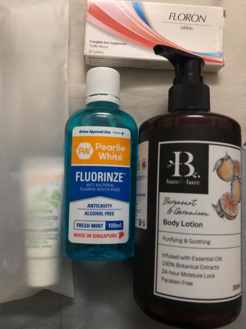 Pearlie White mouth rinse, Pearlie white travel kit 1 toothbrush 1 ...