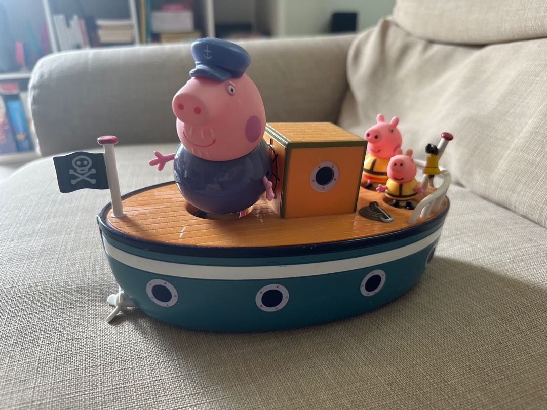 Peppa pig grandpa boat, Hobbies & Toys, Toys & Games on Carousell