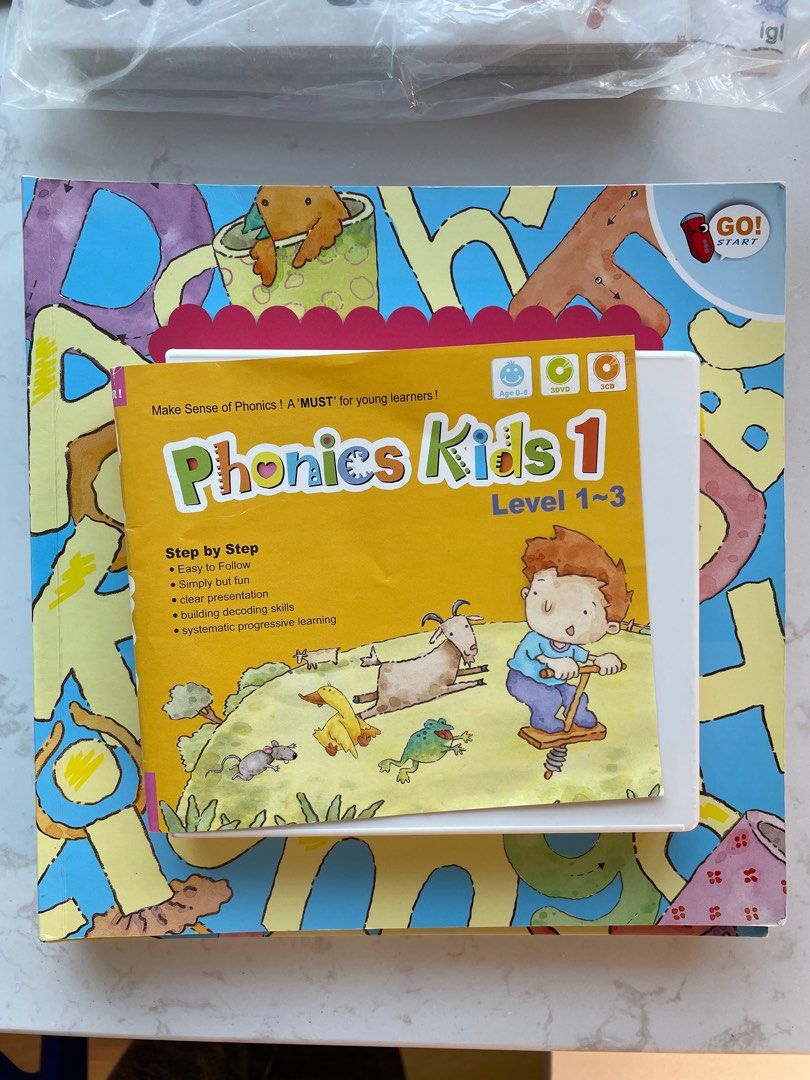 Phonics Kids 1 Level 1-3, 興趣及遊戲, 書本 & 文具, 兒童書籍 - Carousell