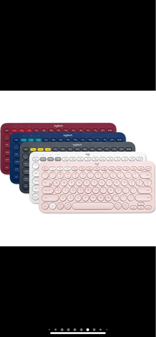 Pink K380 Logitech Keyboard, Computers & Tech, Parts & Accessories ...